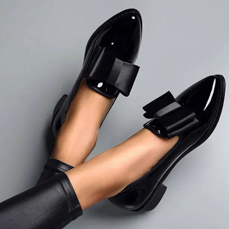 Penelope Bow Tie Shoes – Casvian