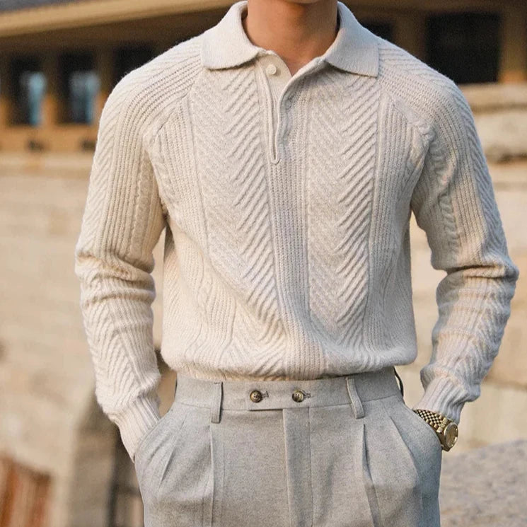 Sebastian Hale Knitted Polo – Casvian